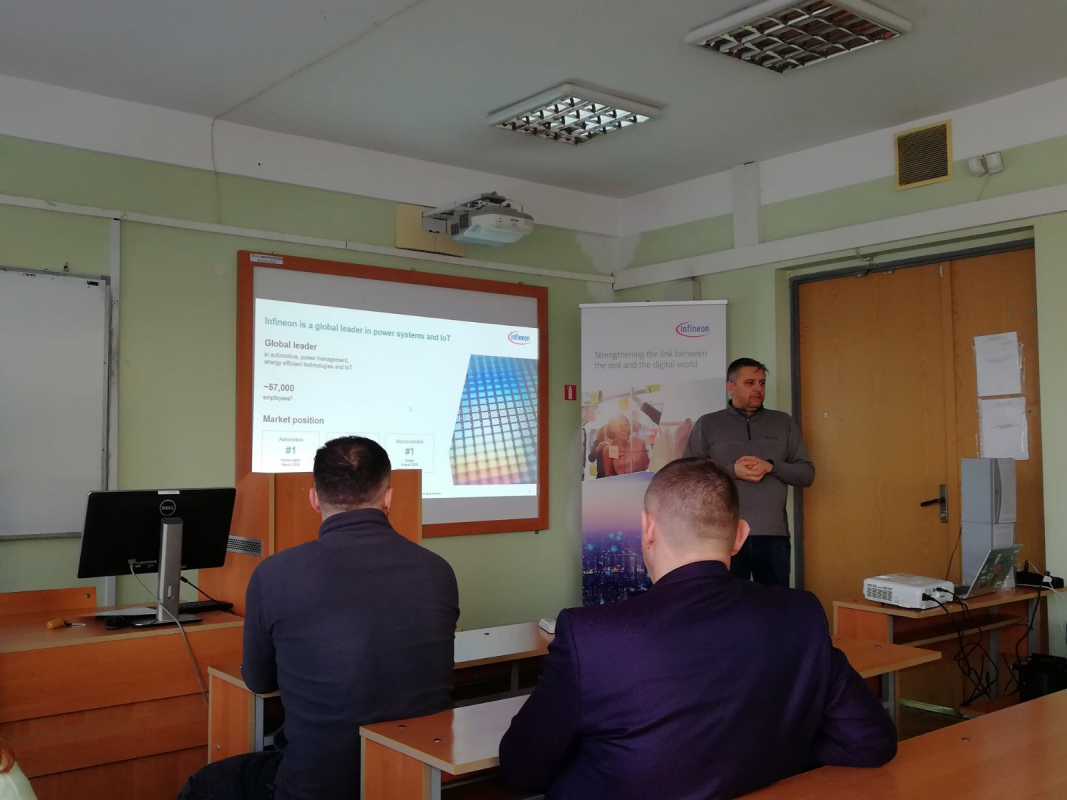 Представники компанії Infineon Technologies зустрілися з викладачами і ...